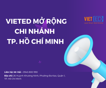 VietED mở rộng chi nhánh tại TP. Hồ Chí Minh – Tiếp cận gần hơn với ...